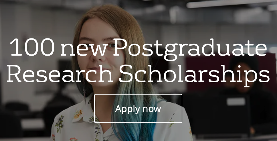 Announcing new, fully funded postgraduate research scholarships at the ...
